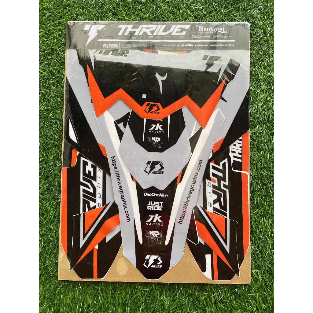 Jual STIKER DECAL CUSTOM D-TRACKER NEW DESIGN MAXDECAL TRAIL/SUPERMOTO ...