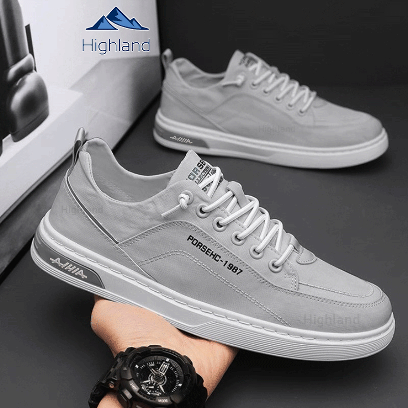 Jual Highland Sepatu Pria Sneakers Sepatu Slip On Kasual Casual Kerja Sepatu Cowok Outdoor MC116 ...