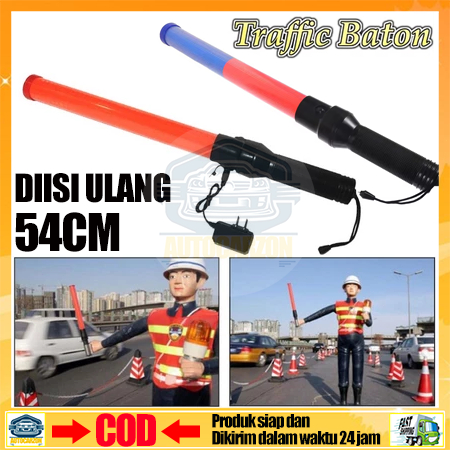 Jual (Ready ya,cod)Diam dan tidak ada senter 54cm Polisi Bunyi Baton ...