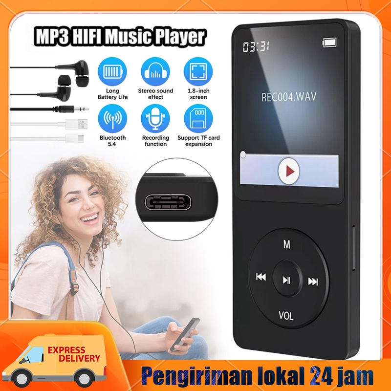 Jual 32G Pemutar Musik Bluetooth MP4 Portabel Walkman non-destruktif Kartu Radio FM Eksternal ...