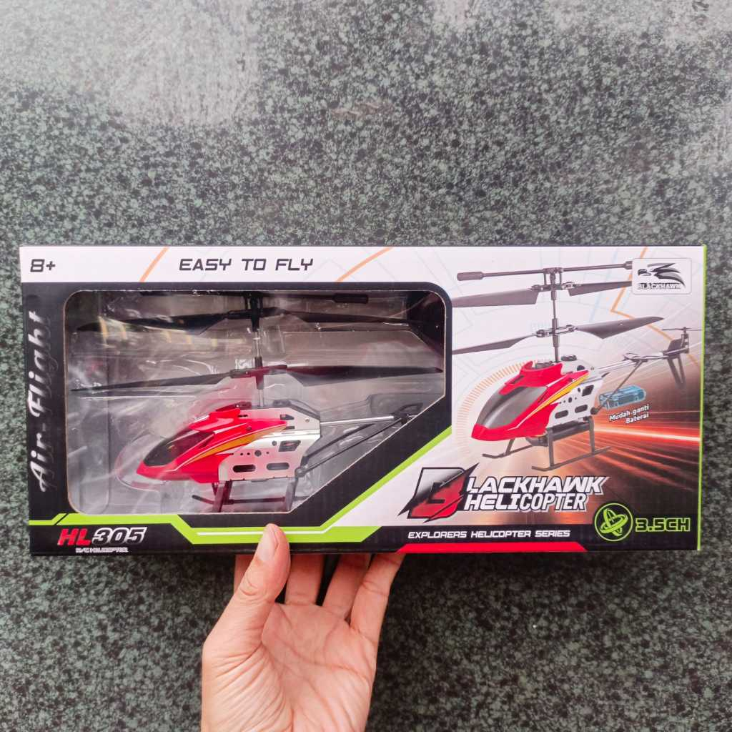 Jual Mainan Heli - Blackhawk Helicopter Mainan Remote Helikopter 3,5 ...