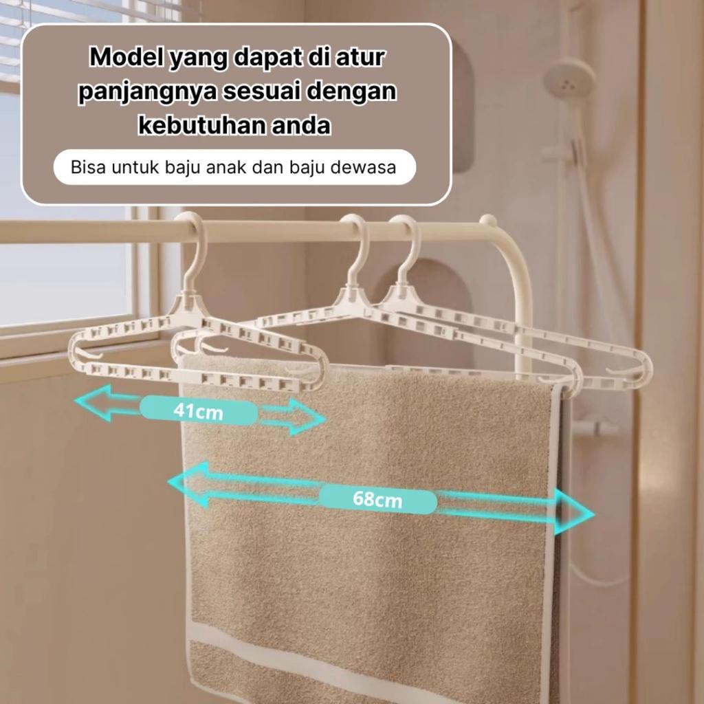 Jual HANGER BAJU TARIK GANTUNGAN BAJU TARIK PANJANG PENDEK HANGER ...