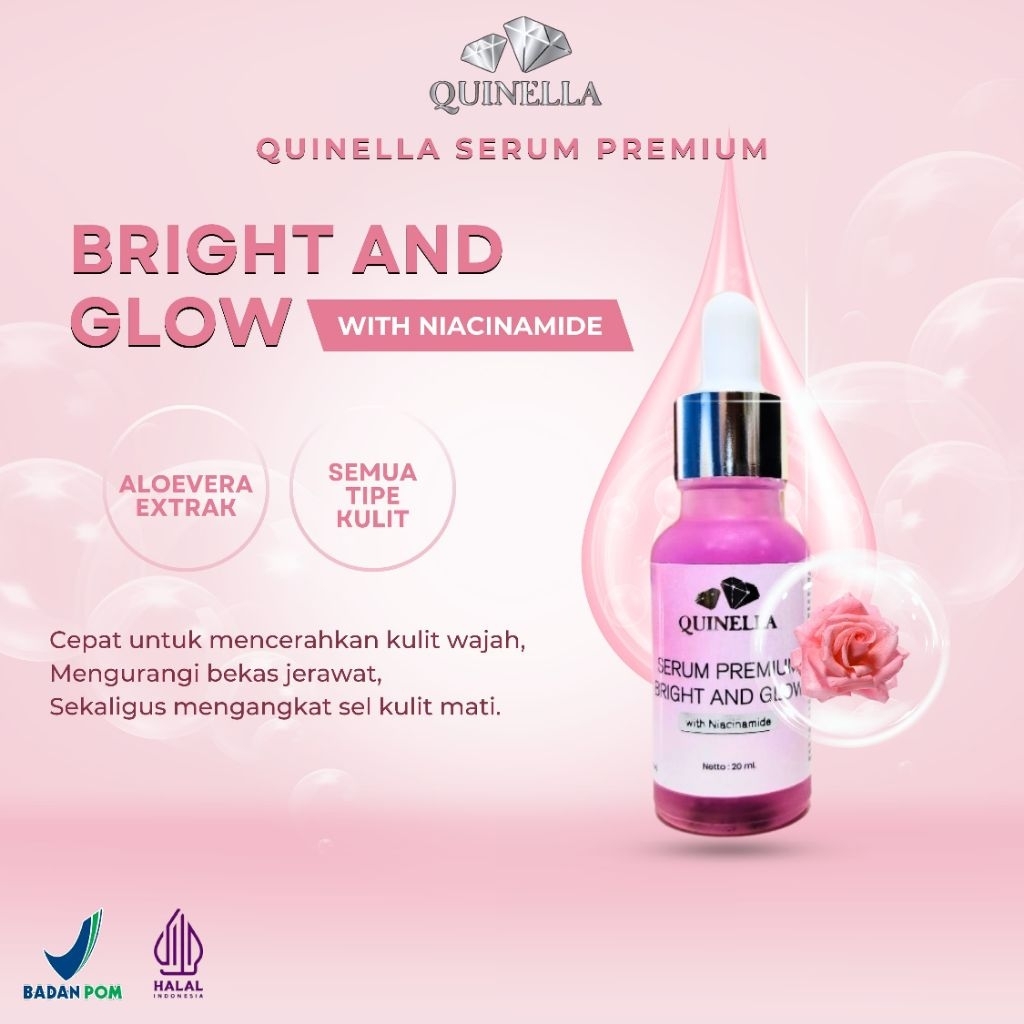 Jual Serum viral quinella kualitas premium original untuk mencerahkan ...