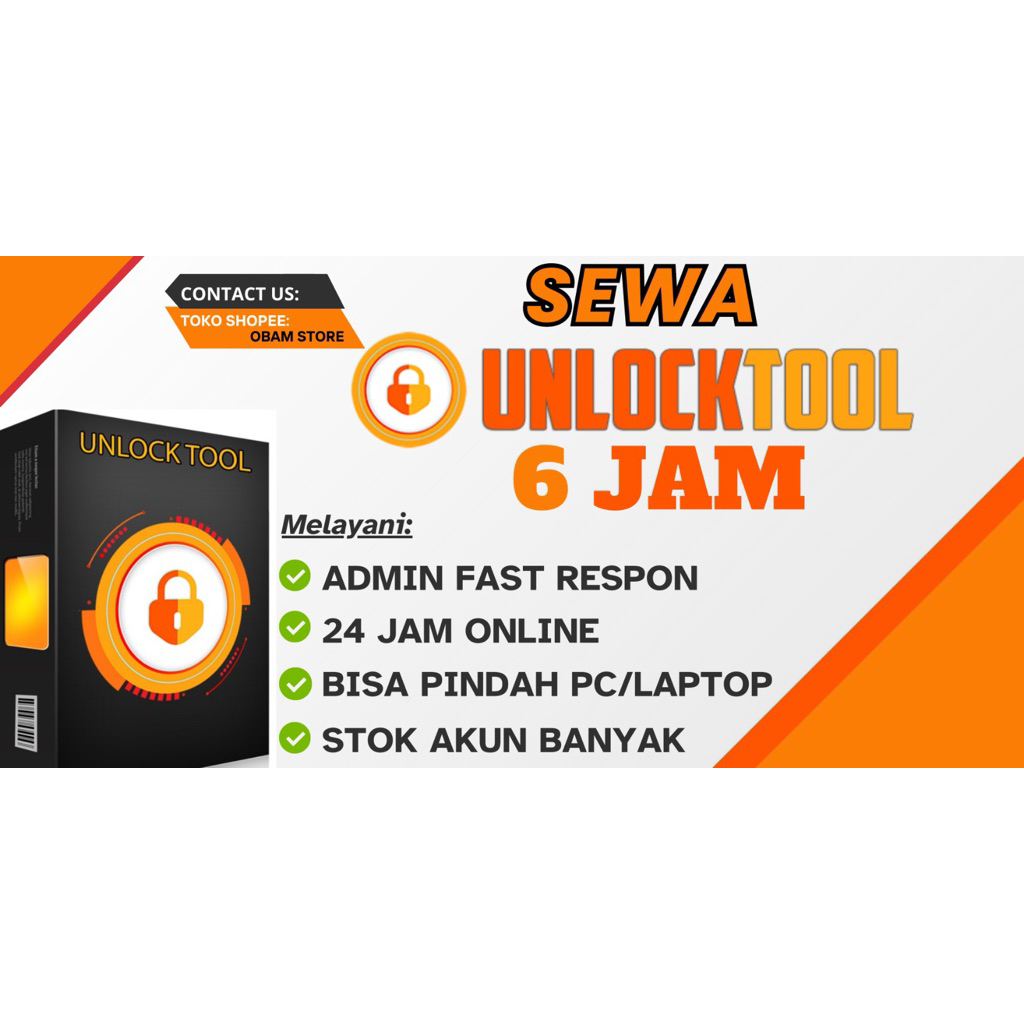Jual SEWA UNLOCKTOOL 6 JAM (FAST RESPON) | Shopee Indonesia