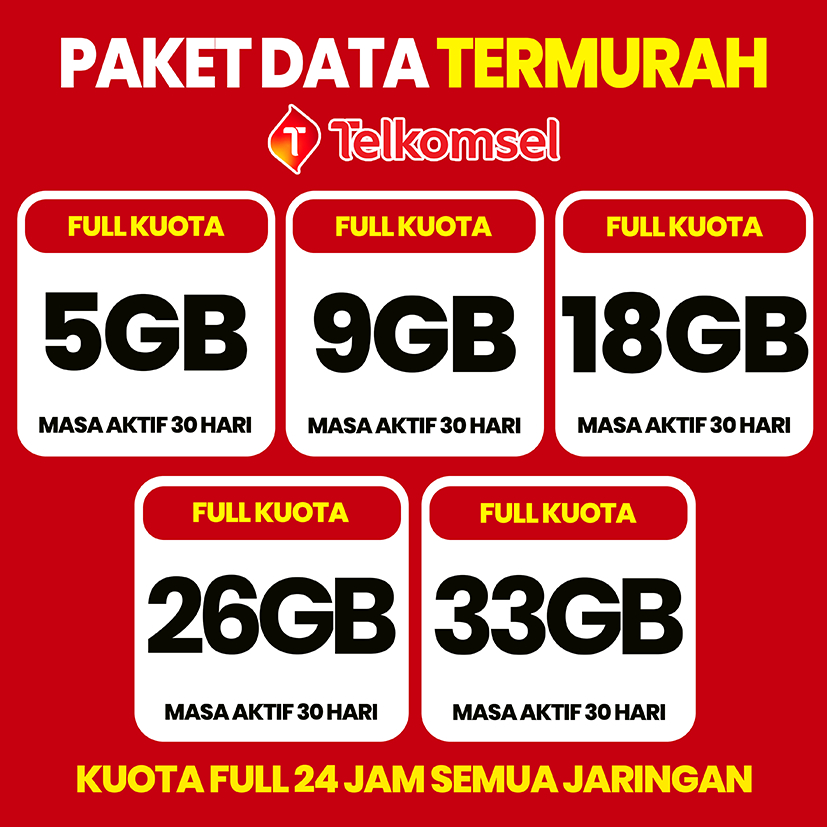 Jual PAKET DATA TELKOMSEL SIMPATI FLASH LOKAL JAWA KUOTA 24 JAM ...