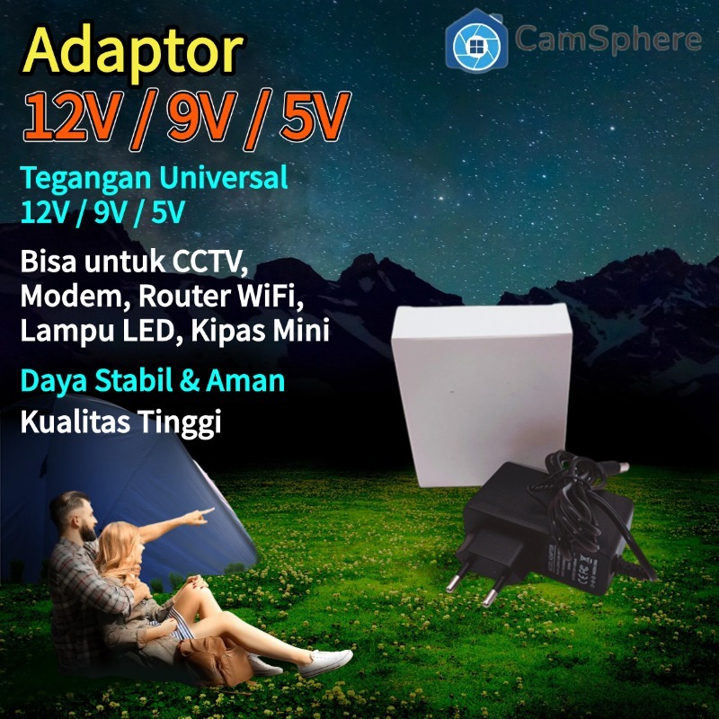 Jual Adaptor Daya 12V 9V 5V Universal – Power Supply Charger Stabil ...