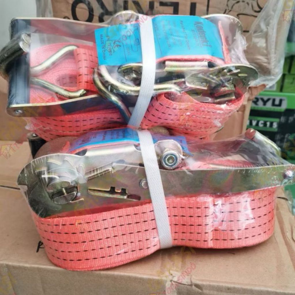Jual Rachet Tie Down 10 12 Meter 10 ton WEbbing Cargo lashing belt tali ...
