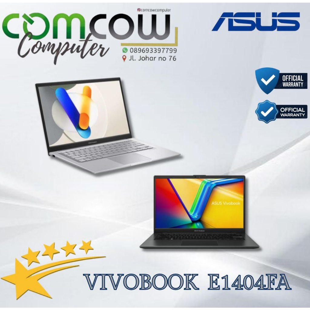 Jual ASUS VIVOBOOK E1404FA AMD R5-7520U/8GB/16GB/512GB/14" VIPS/Win11 ...