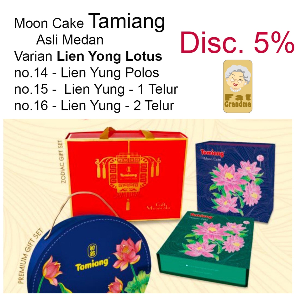 Jual Moon Cake Tamiang Kue Bulan TAMIANG Disc 5% - Lotus Teratai Lien ...