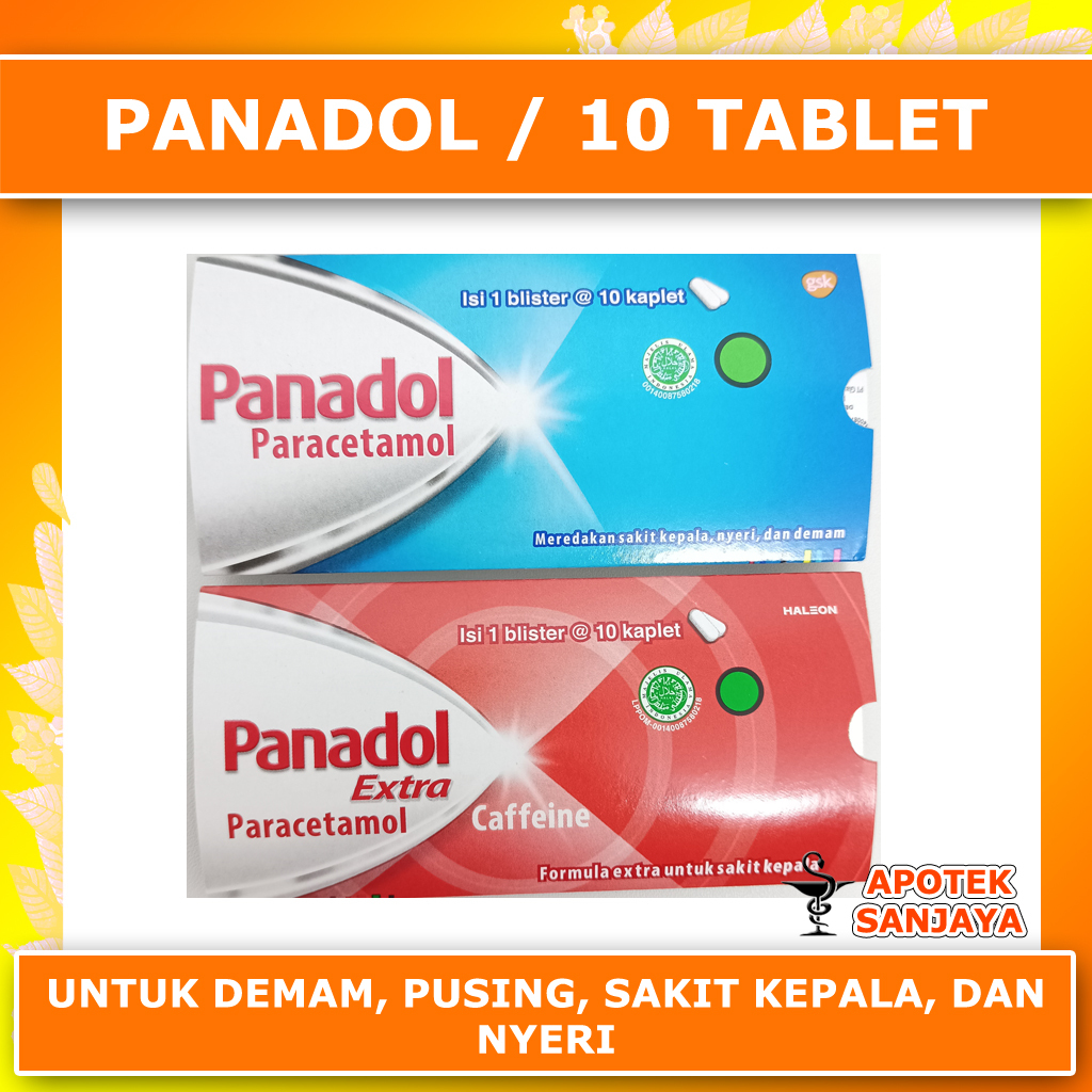 Jual PANADOL & PANADOL EXTRA TABLET & PANADOL ANAK / 10 TAB / DEMAM ...