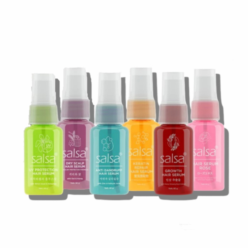 Jual SALSA - Hair Serum Spray [Growth, Rose, Keratin Repair, UV Protect ...
