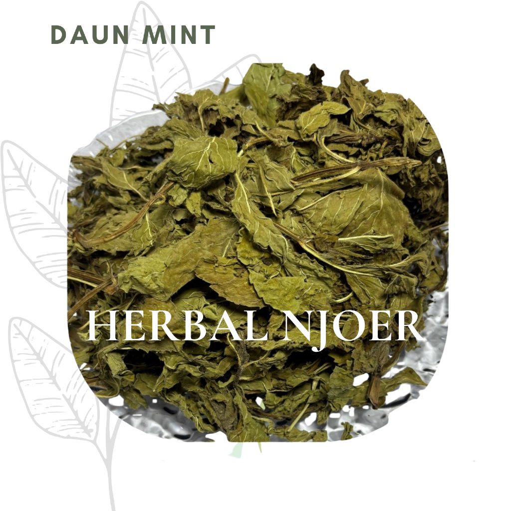 Jual Daun Mint Kering Utuh Dried Mint Leaves Herbal Bo He Ye 25gr ...