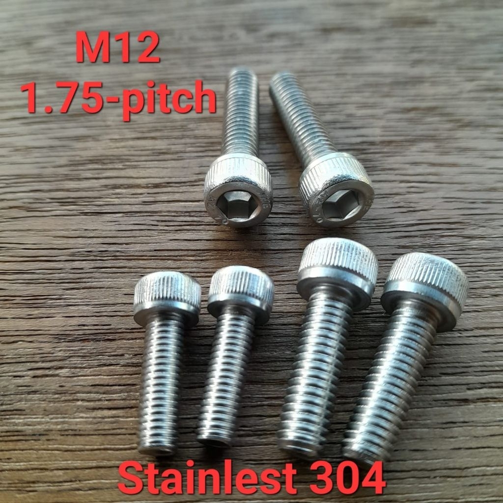 Jual Baut soket L stainlest 304 M12 | baut kunci L stainlest M12x20 ...