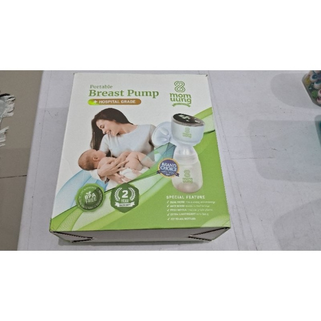Jual pompa asi mom uung masih garansi like new | Shopee Indonesia