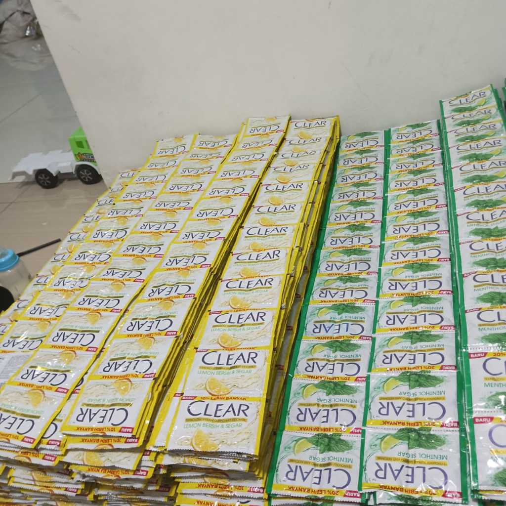 Jual Clear Sachet 1 Renceng 12 baris Isi 24 Pcs | Shopee Indonesia