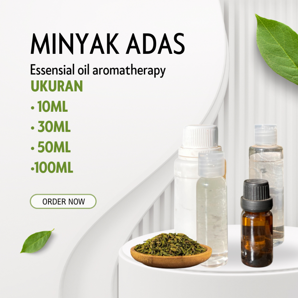 Jual 10-100ml Minyak atsiri adas / Fennel essensial oil Aromatherapy ...