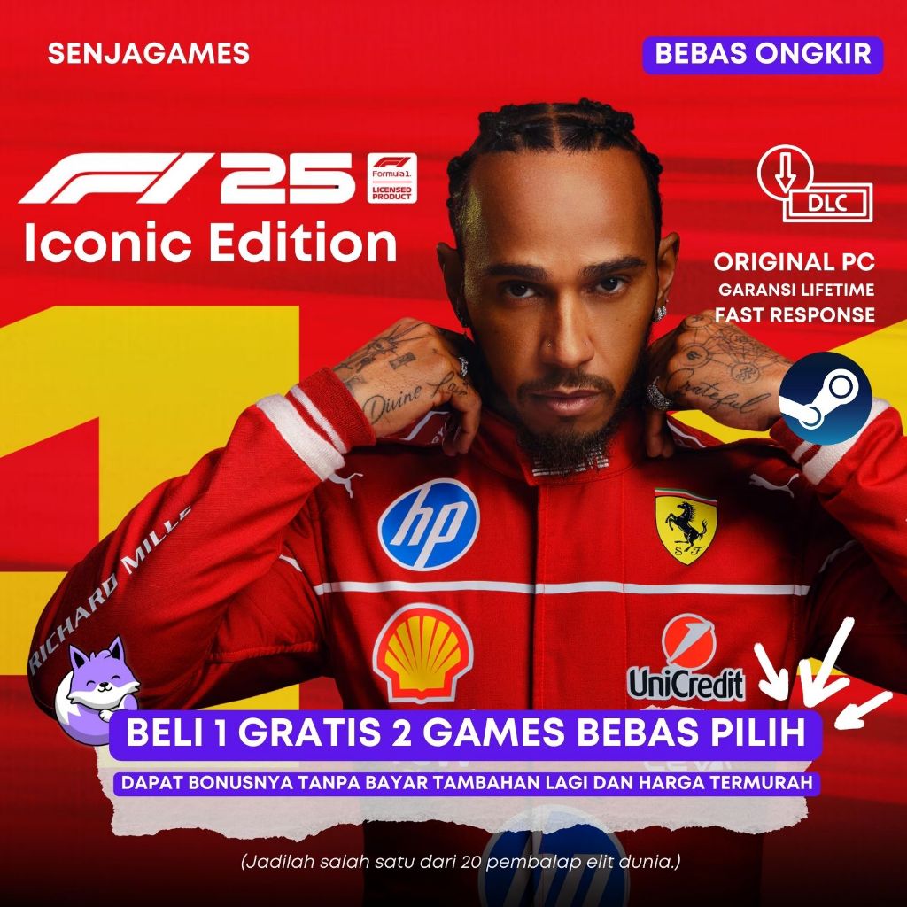 Jual F1 25 Icon Edition / F1 2025 Original PC Games Termurah Se-Shopee ...