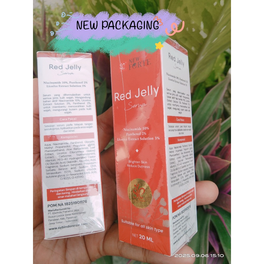 Jual Serum Red jelly Glow FORTE SYB (MERAH) | Shopee Indonesia