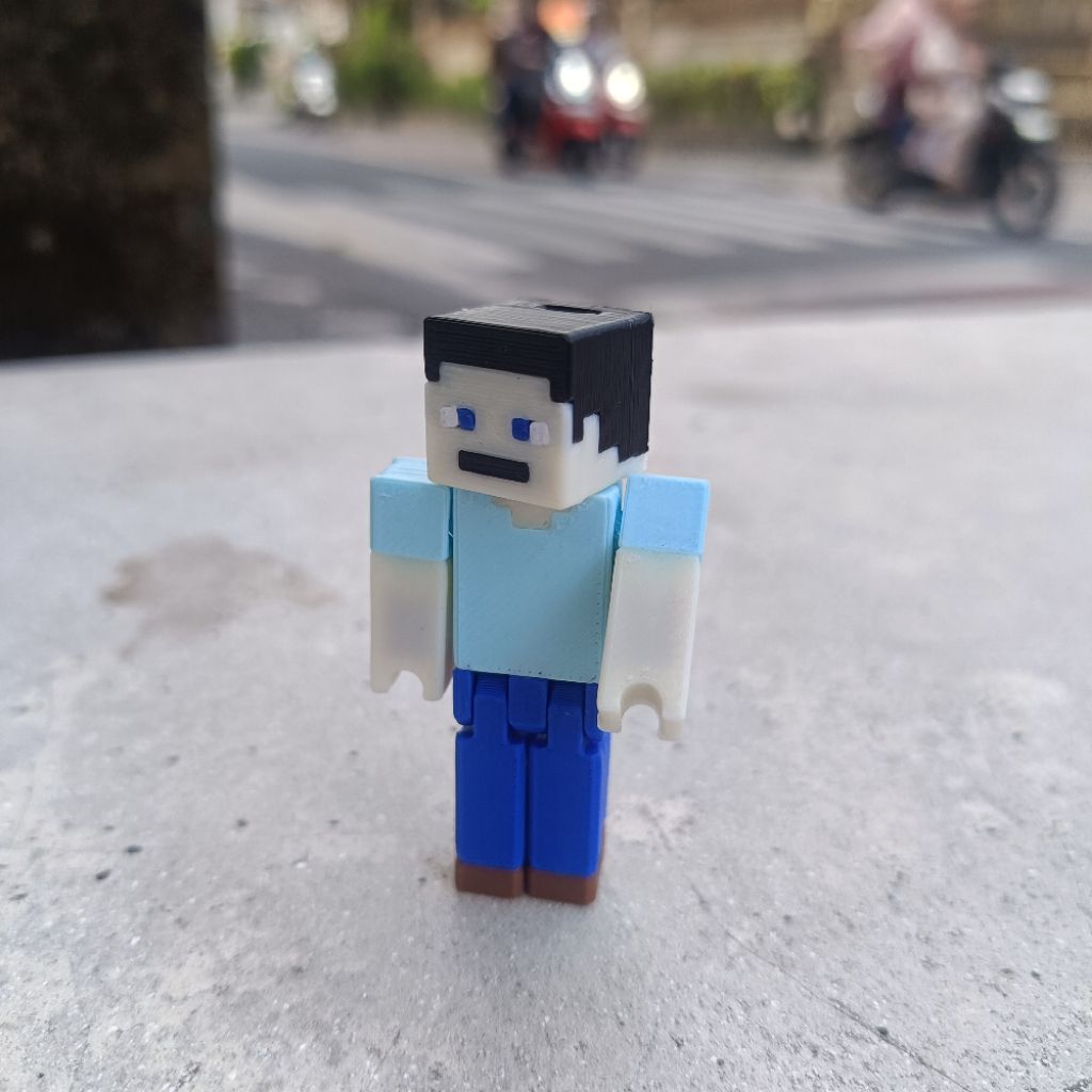 Jual action figure steve minicraft lucu figure artikulasi | Shopee ...