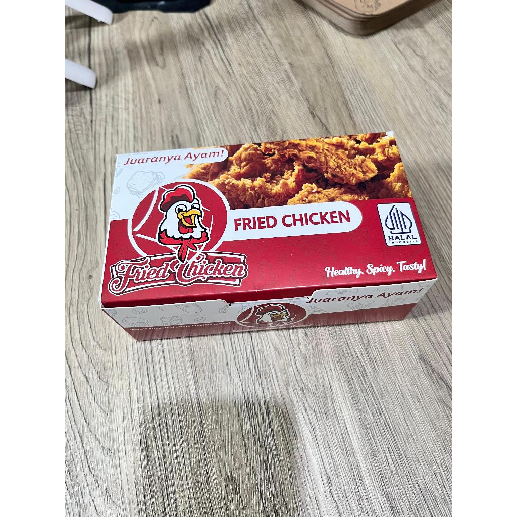 Jual Dus Kfc 1 isi 35/ Kotak Nasi Ayam Celup Geprek Lunc Box Paper ...
