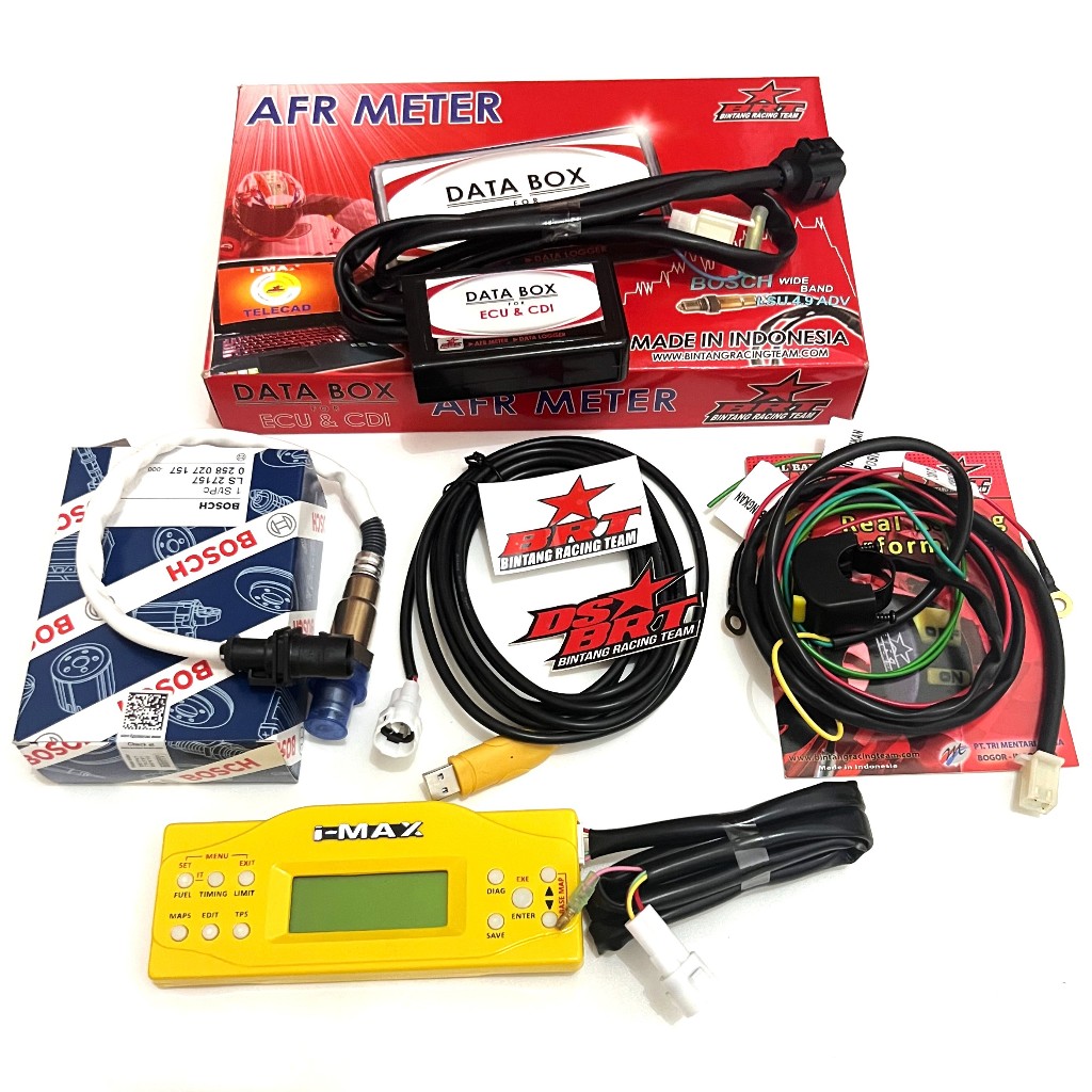 Jual DATA BOX AFR METER BRT INJEKSI KARBURATOR CDI & ECU AIR FUEL RATIO METER | Shopee Indonesia