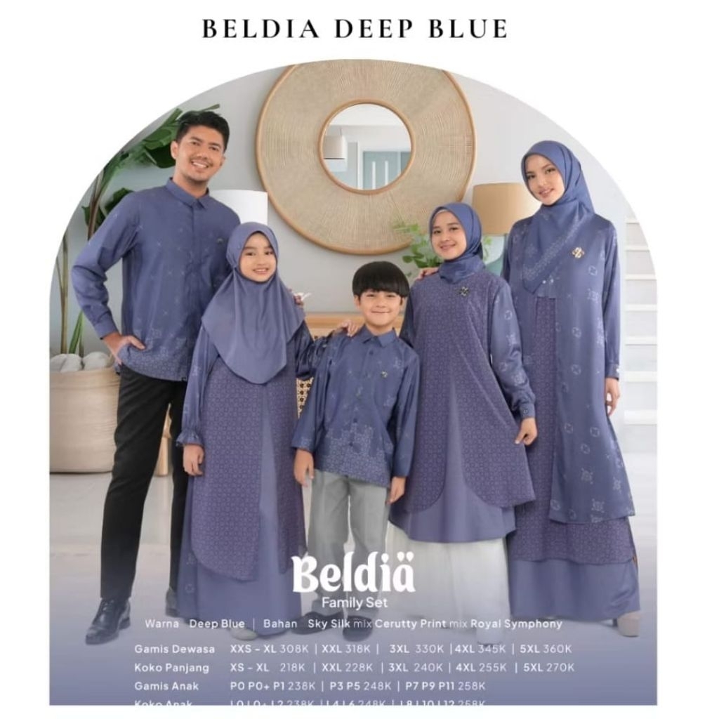 Jual RAYYA SERIES 2026 BELDIA DEEP BLUE & DUSTY ROSE//SARIMBIT KELUARGA ...