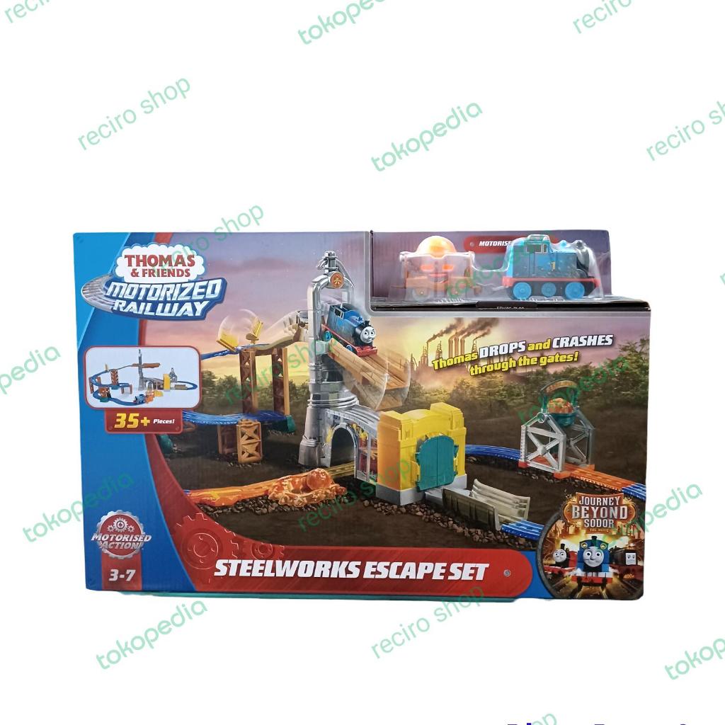 Jual Thomas & Friends Motorized Railway Steelworks Escape Set | Shopee ...