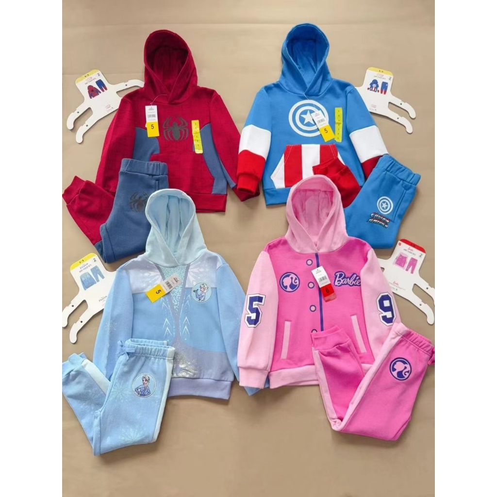 Jual Disney Marvel Miffy Jacket Set | size 1-7years | boys girls stitch ...