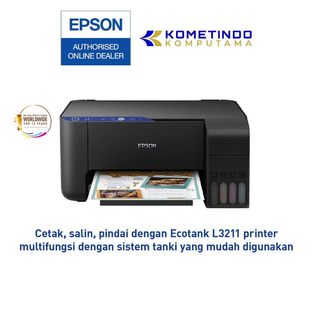 Jual Epson - TKDN L3211 (Print, Scan, Copy) - Epson EcoTank L3211 A4 All-in-One Ink Tank Printer ...