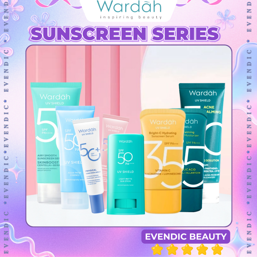 Jual WARDAH UV Shield Light Matte Sun Stick SPF50 PA+ | Aqua Fresh ...