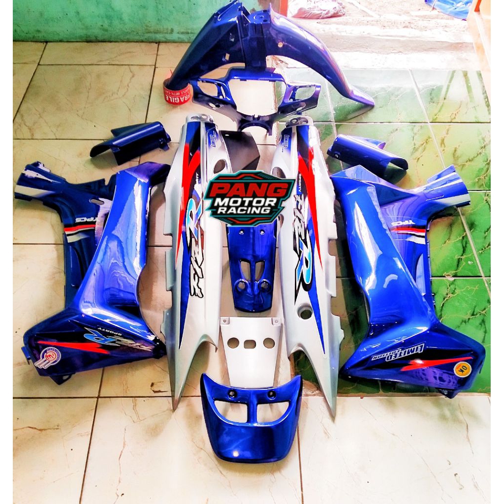 Jual Body set Fiz r LE Biru Silver Stripping Tanam Timpa clir set Behel ...