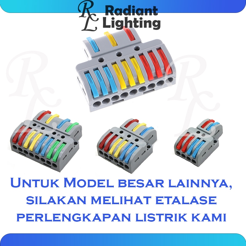 Jual Terminal Block Konektor Kabel Listrik PCT Wago Penyambung Split Wire Connector Cable ...