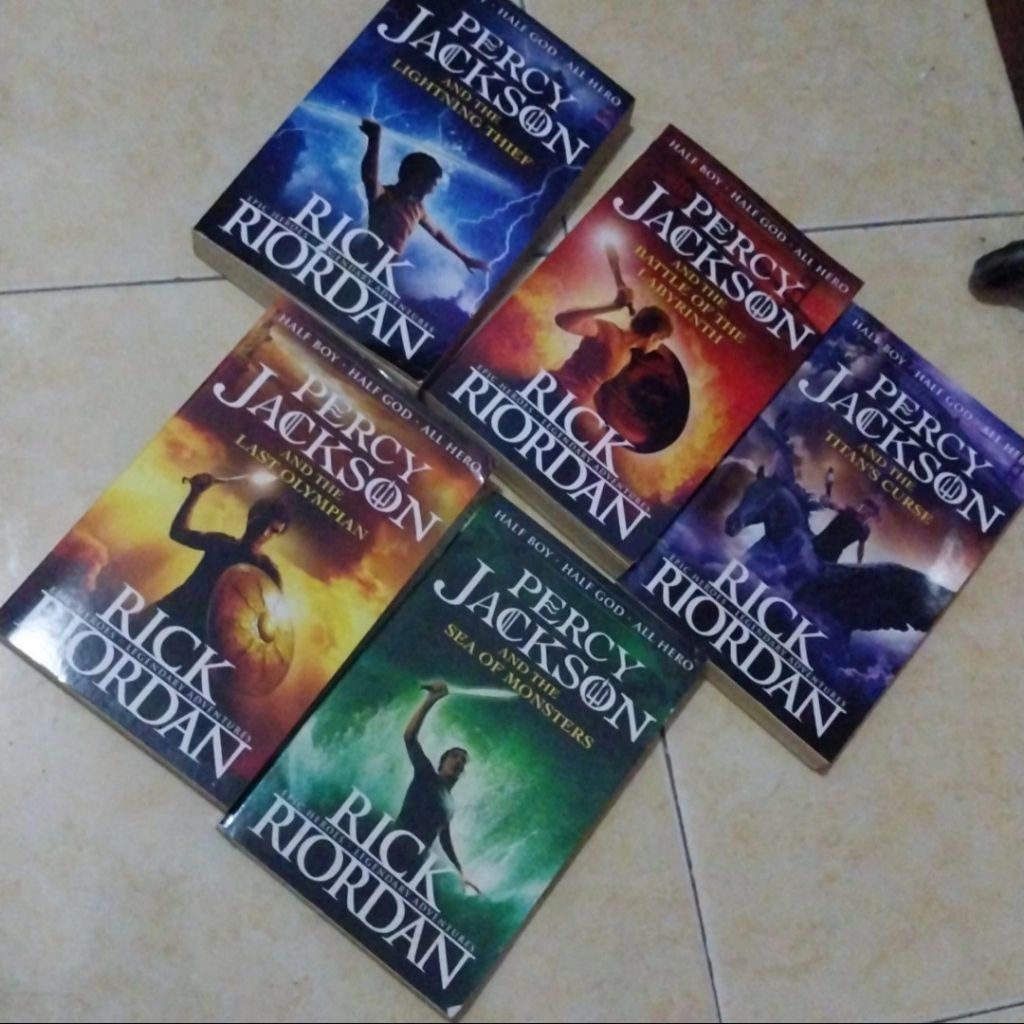 Jual Percy Jackson BUNDLE | Buku Bekas Import Impor | Defect Original ...