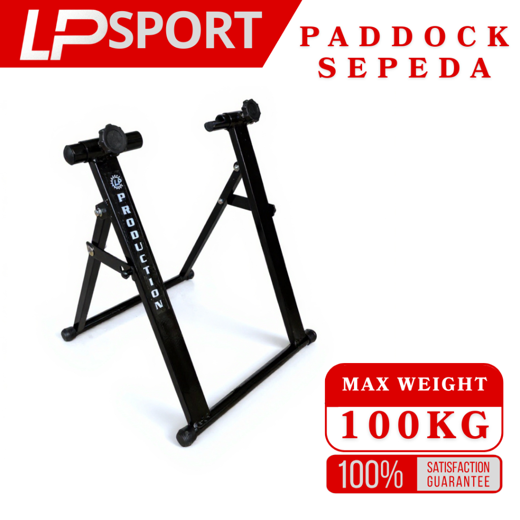 Jual LPSPORT Standar Paddock Sepeda Universal Lipat 100KG - Kuat, Bisa ...