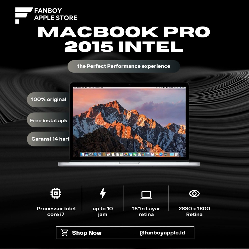 Jual MacBook Pro 2015 | 15inch | Intel core i7 | Ram 16GB | SSD 512GB ...