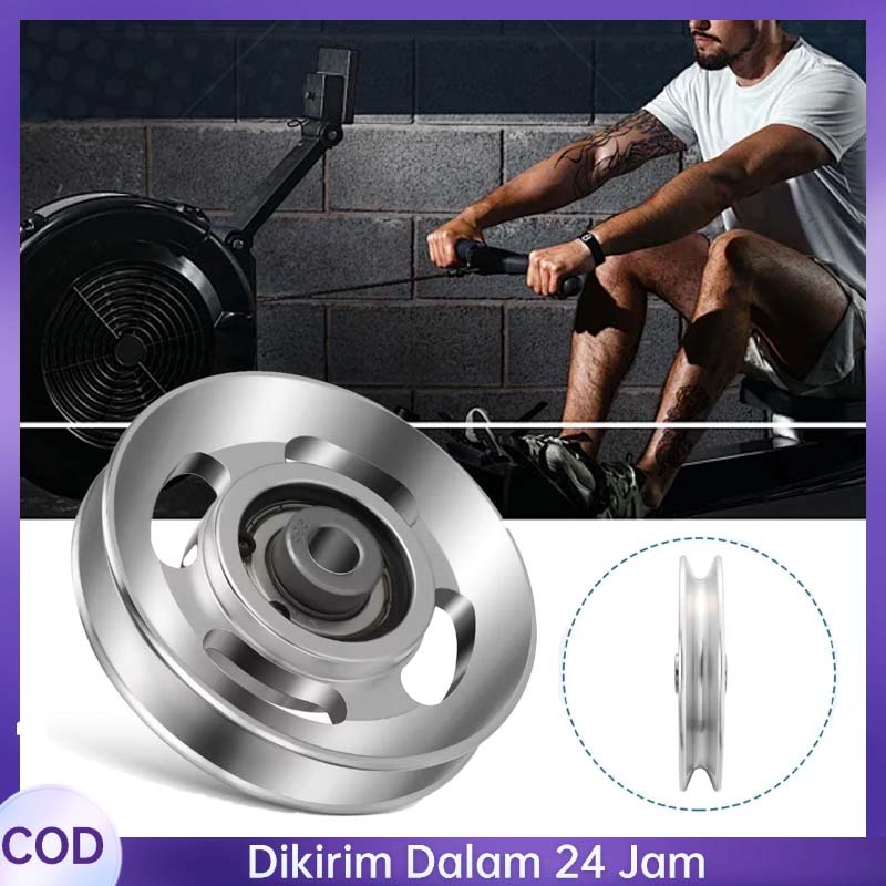 Jual Roda Katrol Kabel Gym 88mm Universal Pulley Wheel Aluminium ...