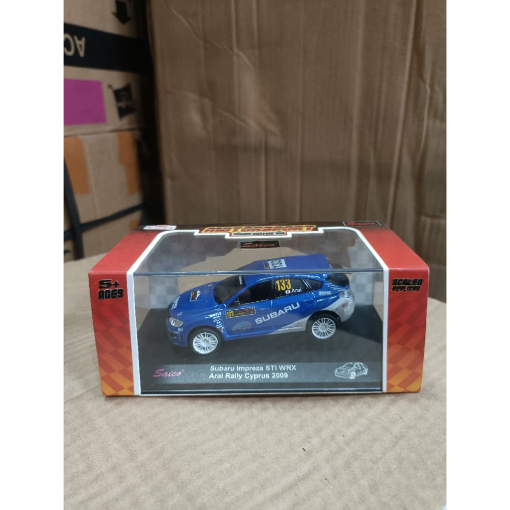 Jual Saico Subaru Impreza STI WRX Arai Rally Cyprus 2009 Biru Skala 1: ...