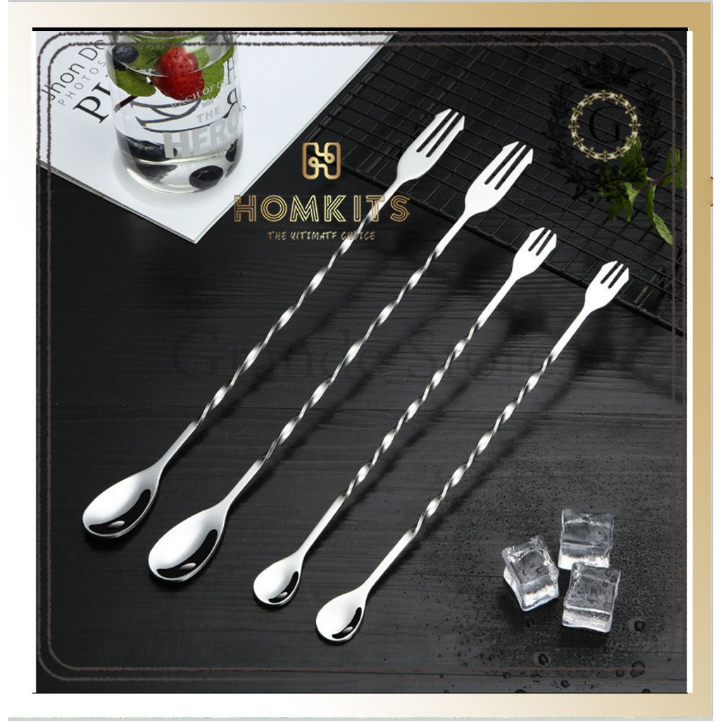 Jual HKS-H334 Sendok Bar Panjang | Long Bar Spoon Cocktail 26cm 32cm ...