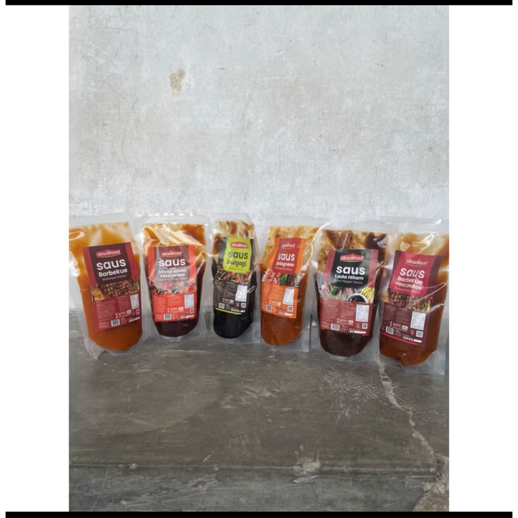Jual abadifood saus blackpepper/ bolognese/ bulgogi/ hot spicy wing ...
