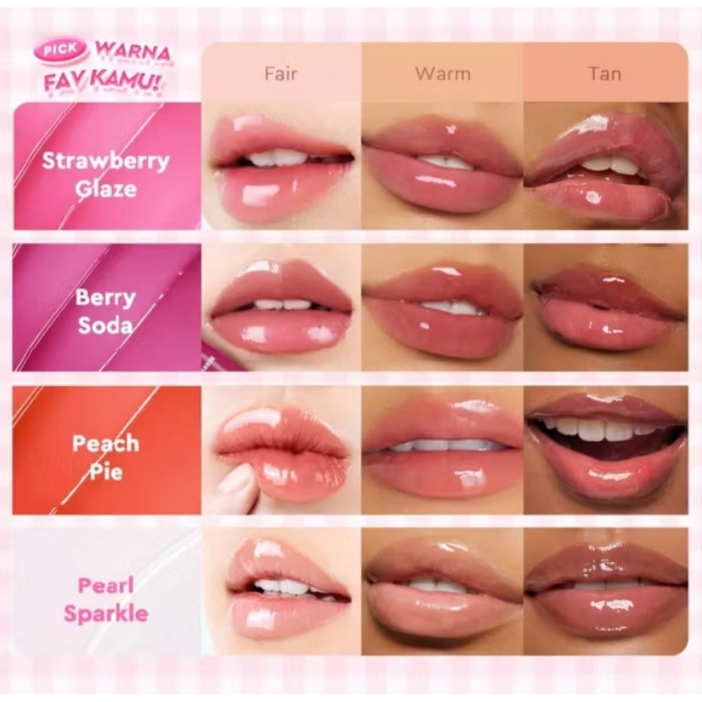 Jual (READY STOCK ALL SHADES) G2G BRIGHTENING LIP SERUM | Shopee Indonesia