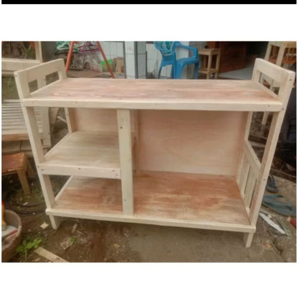 Jual Meja Kompor 2 Tungku Triplek / Meja Tatakan susun serbaguna ...