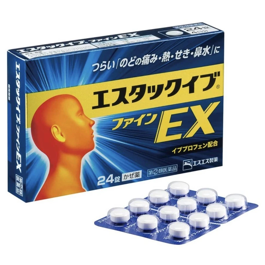 Jual Esutakku Eve Fine Cold Flu Medicine Fever 24 Tablets Obat Demam ...