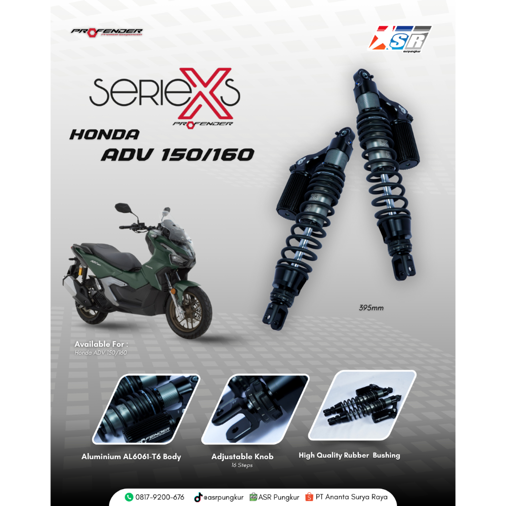 Jual Shock Profender Premium Honda ADV 150/160 X Series | Shopee Indonesia