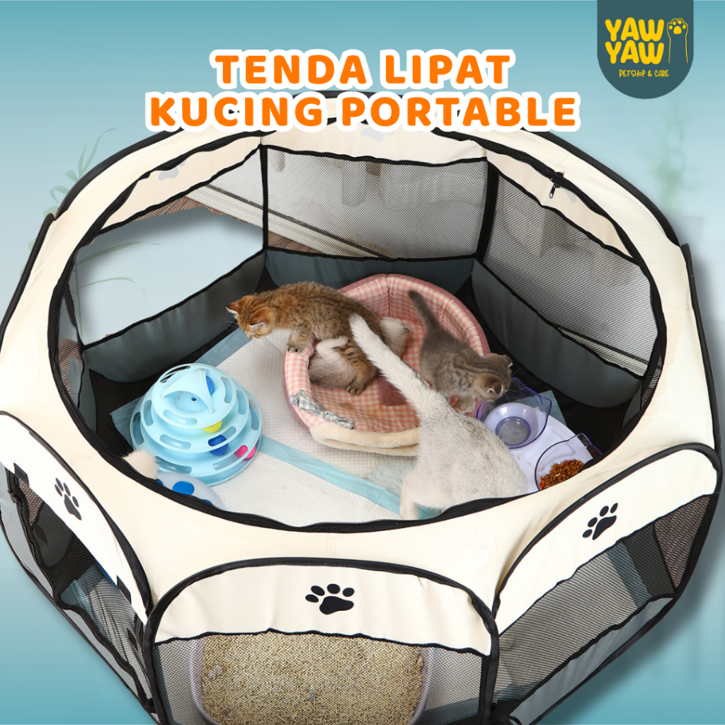 Jual Tenda Lipat Kucing Anjing Besar Anti Air Tenda Kucing Portable ...