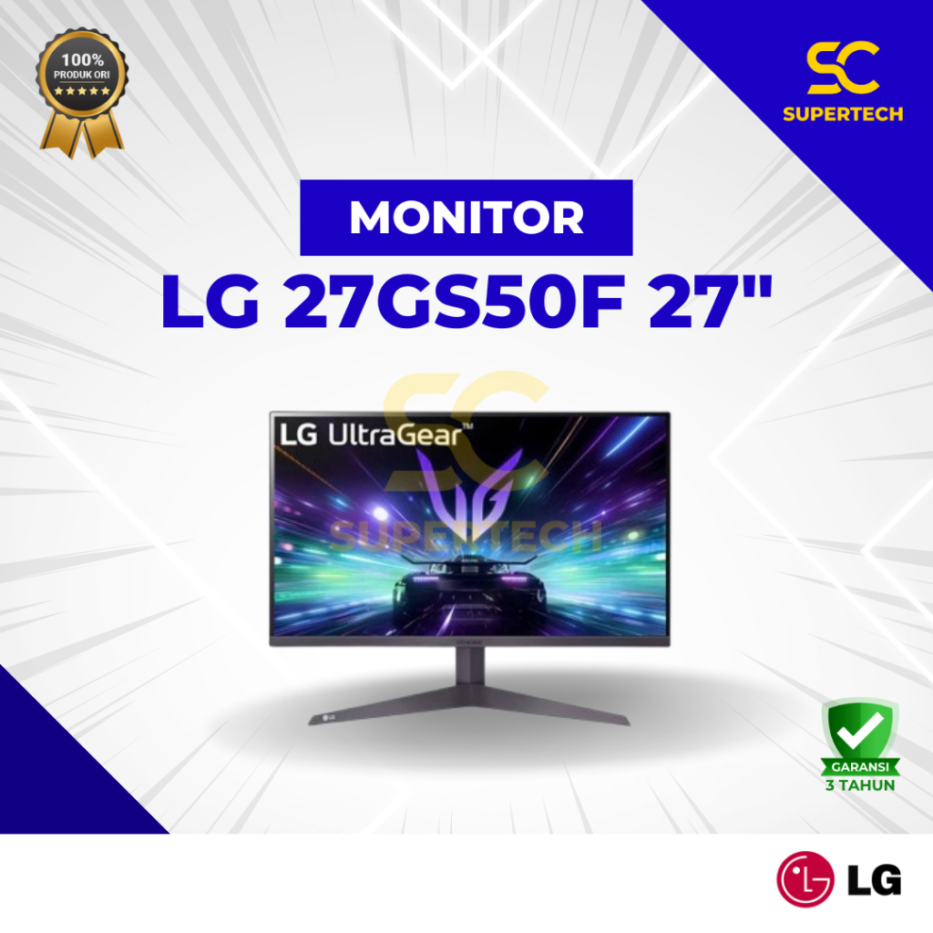 Jual LED MONITOR LG UltraGear 27GS50F (27"/FHD/VA/180Hz/1ms/2xHDMI/DP ...