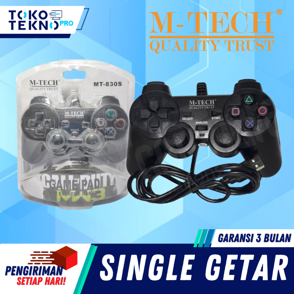 Jual Joystick Single Getar Mtech / Double Getar M-Tech Stick PS ...