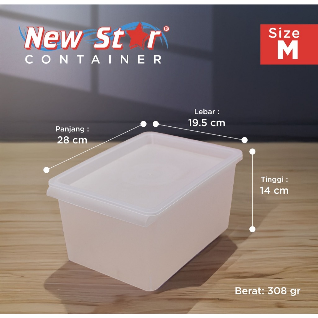 Jual BOX PENYIMPANAN KULKAS TRANSPARAN New Star | Shopee Indonesia