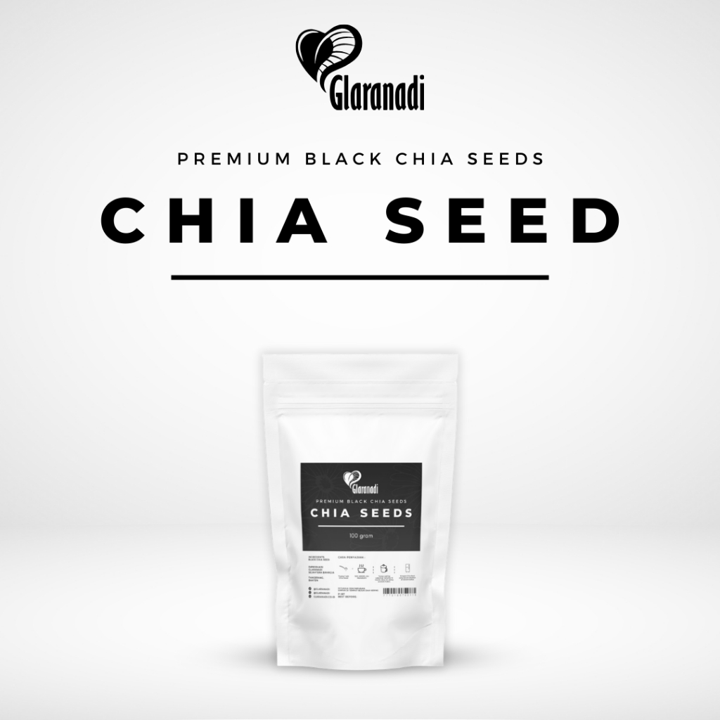 Jual GLARANADI Organic Black Chia Seed 1kg Premium Biji Chiaseed ...