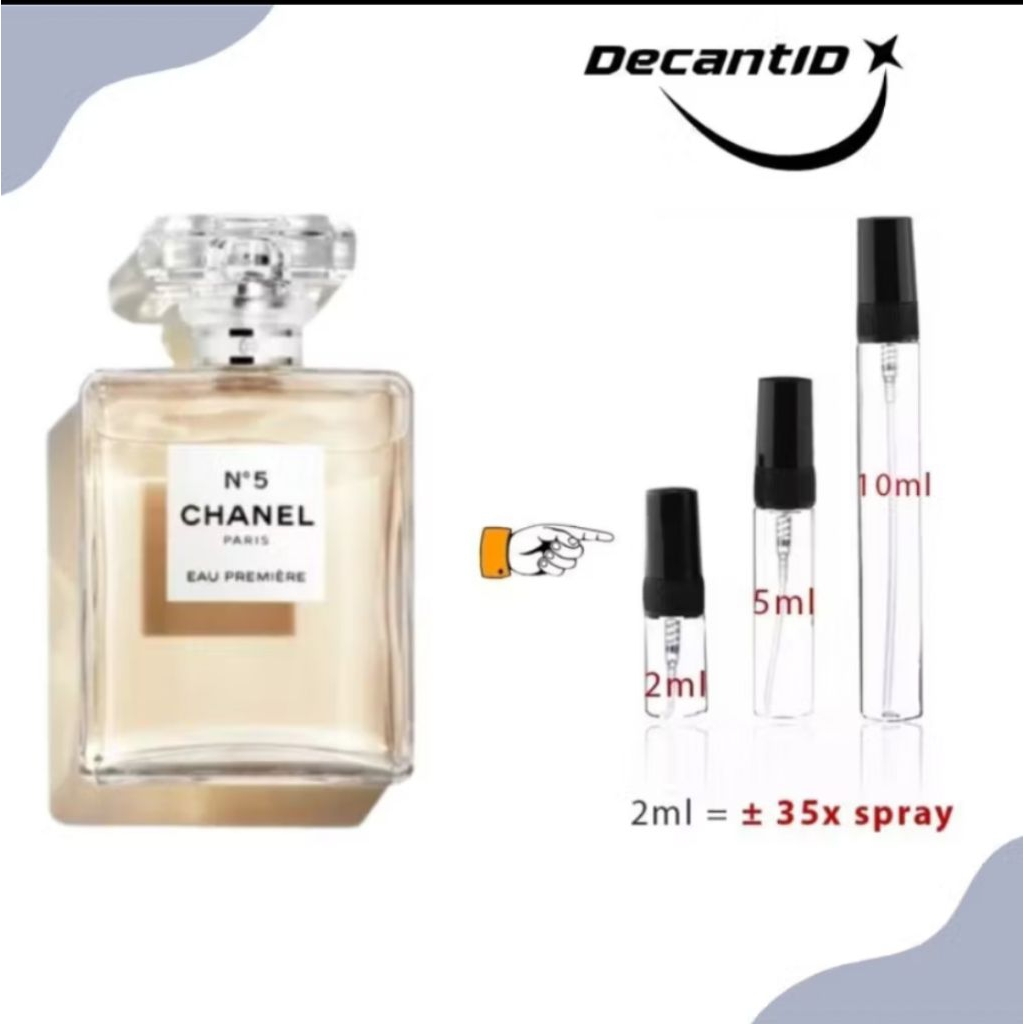 Jual Decant Parfum C No 5 Eau Premiere 2ml 5ml 10ml | Shopee Indonesia