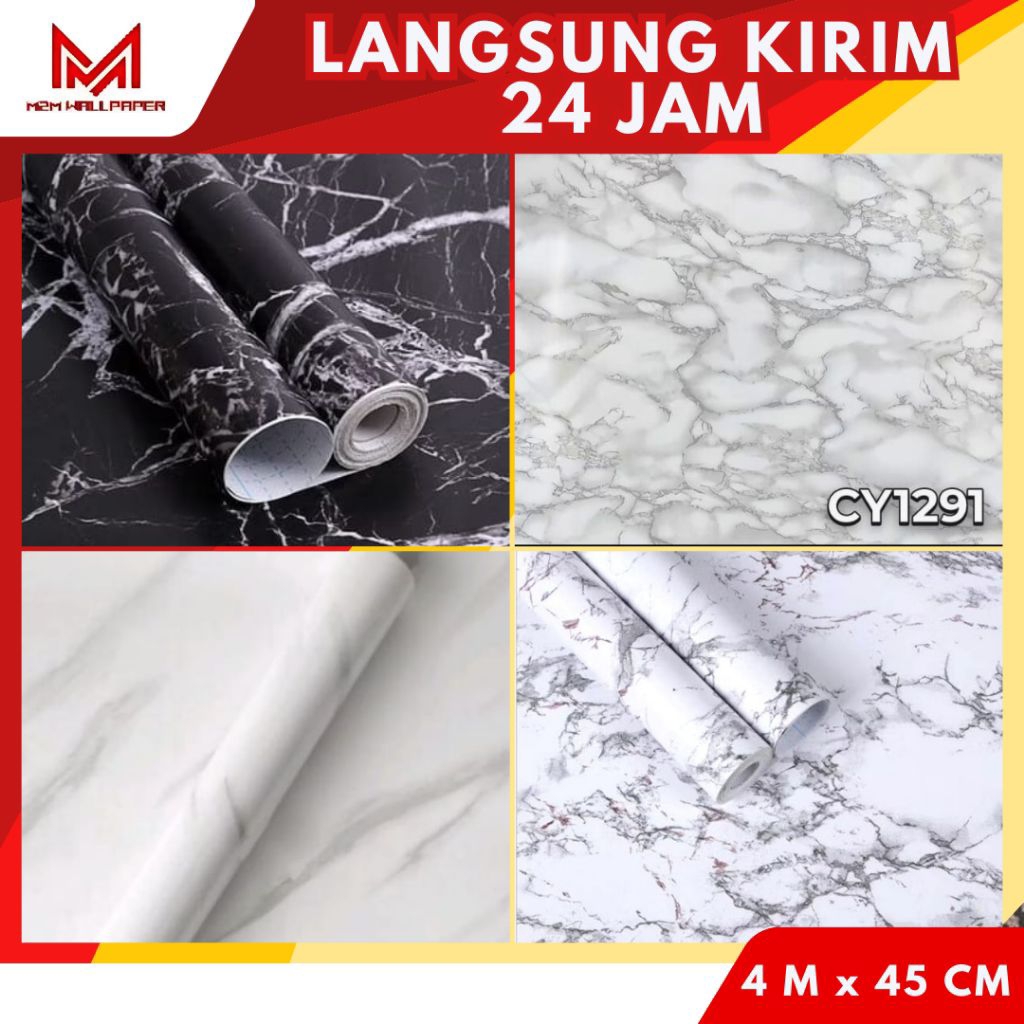 Jual Wallpaper Dinding Ruang Tamu Wallpaper Dinding Motif Keramik [ M2M ...